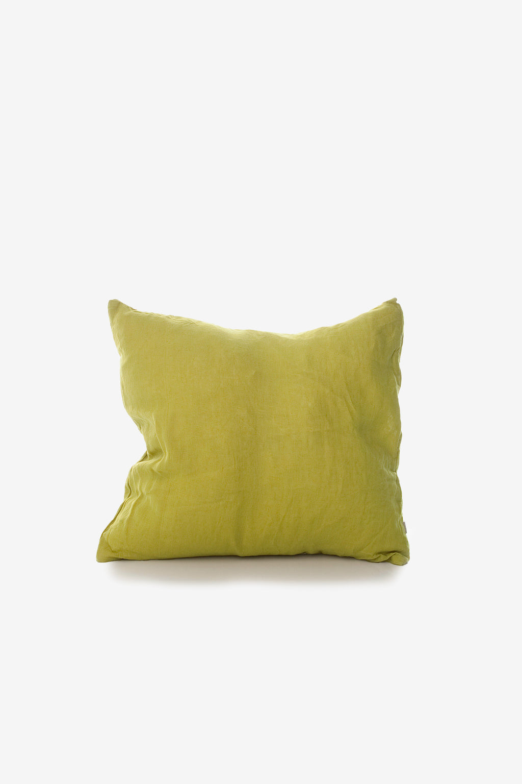 chartreuse linen small cushion - seconds – PENNEY + BENNETT